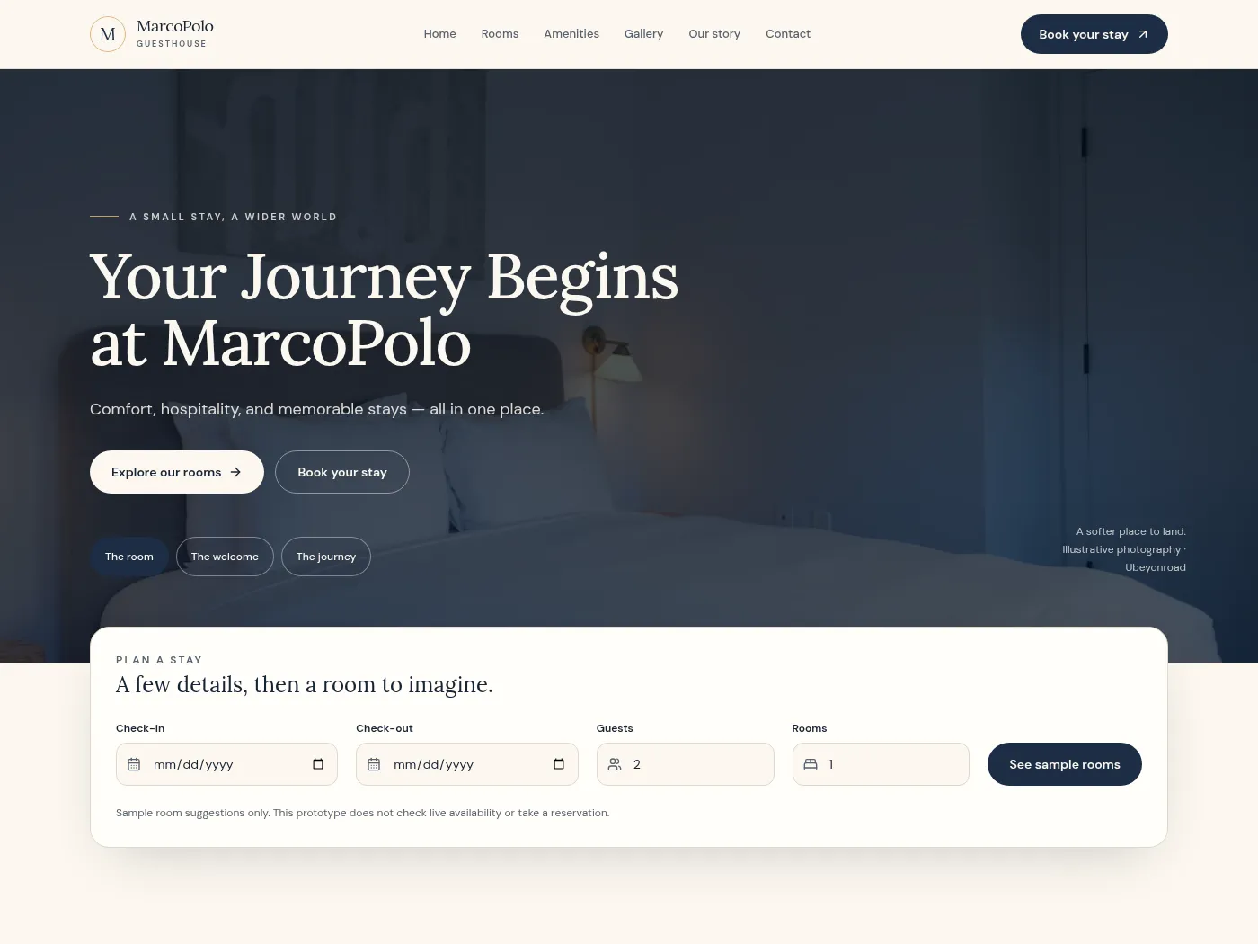 MarcoPolo Guesthouse Web