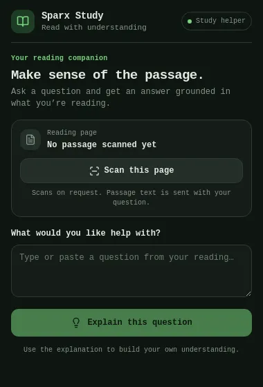 Sparx AI Study Helper