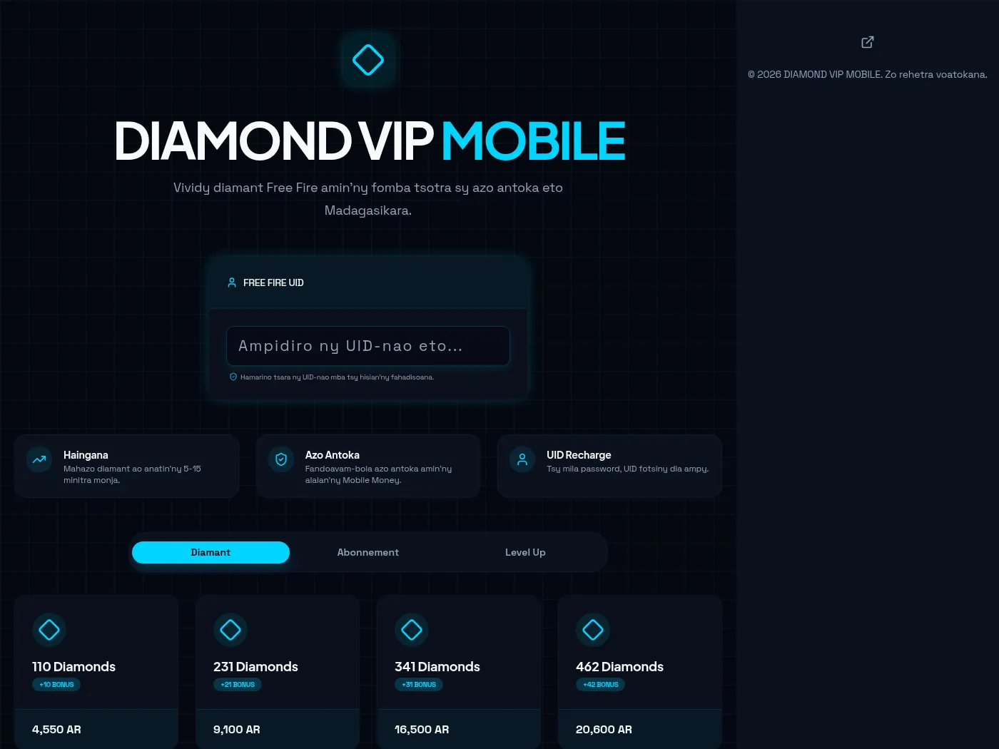 Diamond VIP Boutique