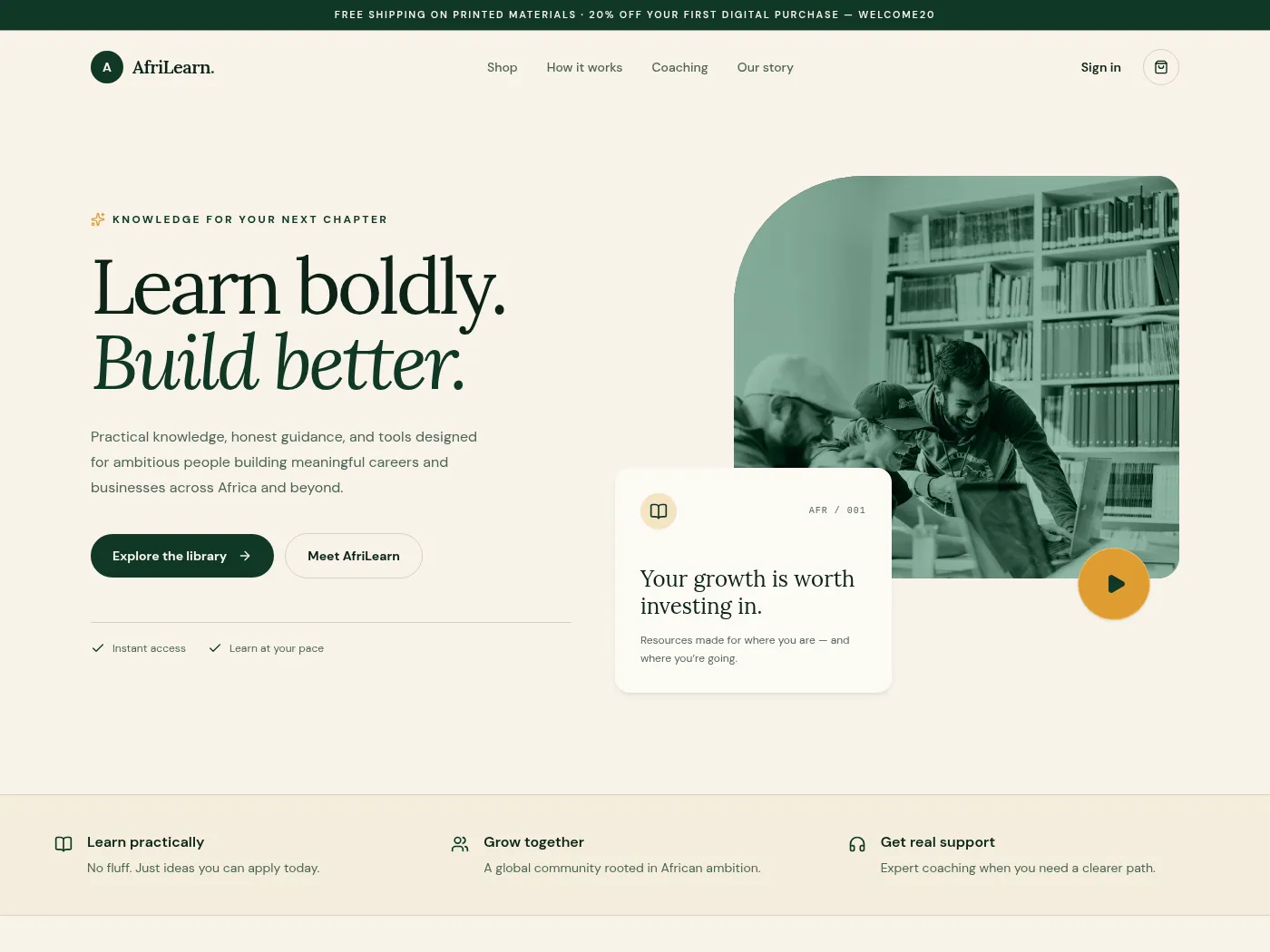 AfriLearn Pro Platform