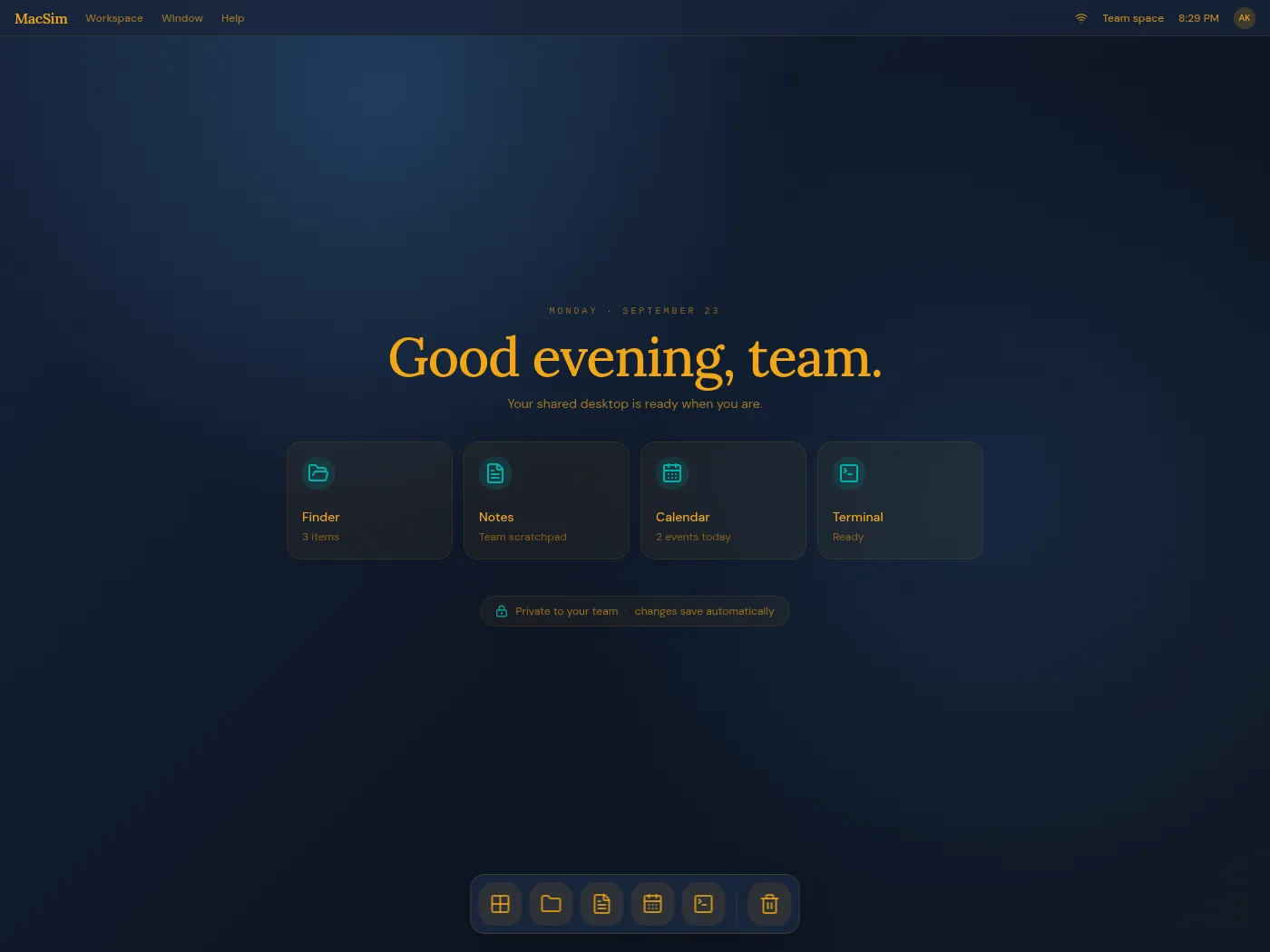 MacSim Web