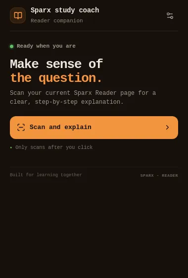 Sparx AI Helper Extension