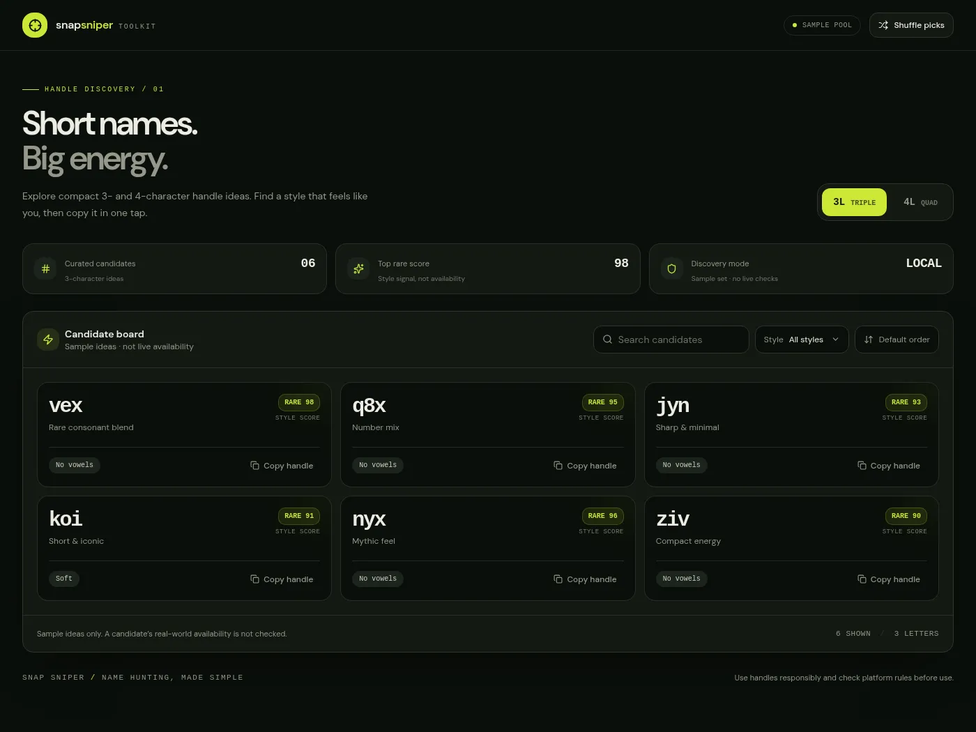 Snap Sniper Toolkit
