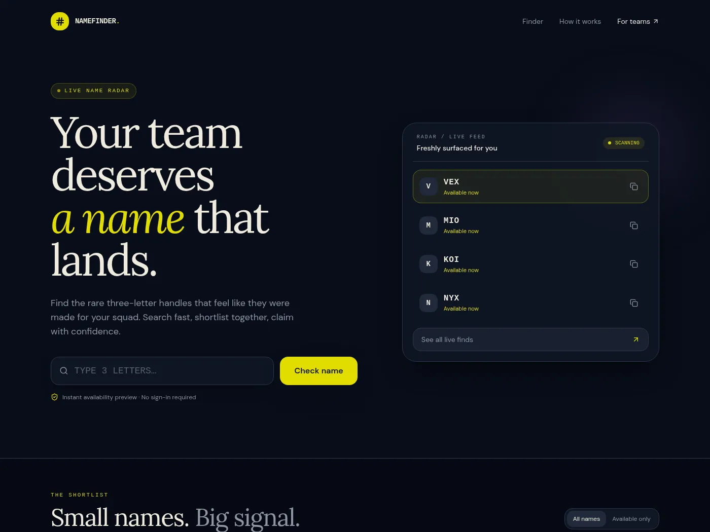 Discord NameFinder