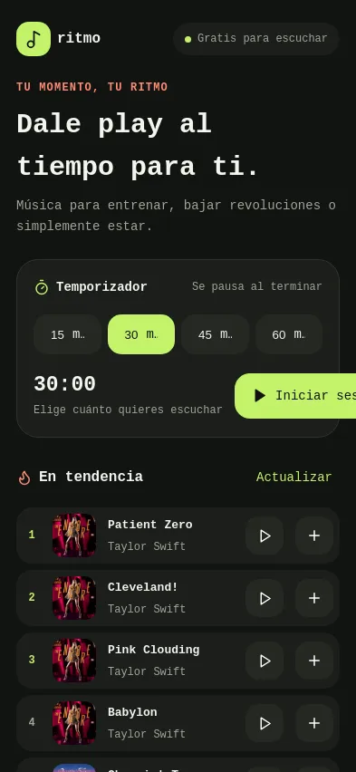 Music Timer Mix