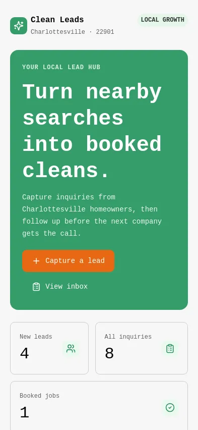 Charlottesville Clean Leads