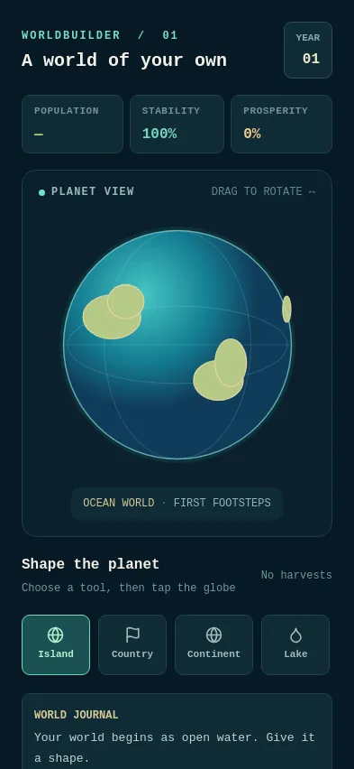 WorldBuilder Simulator