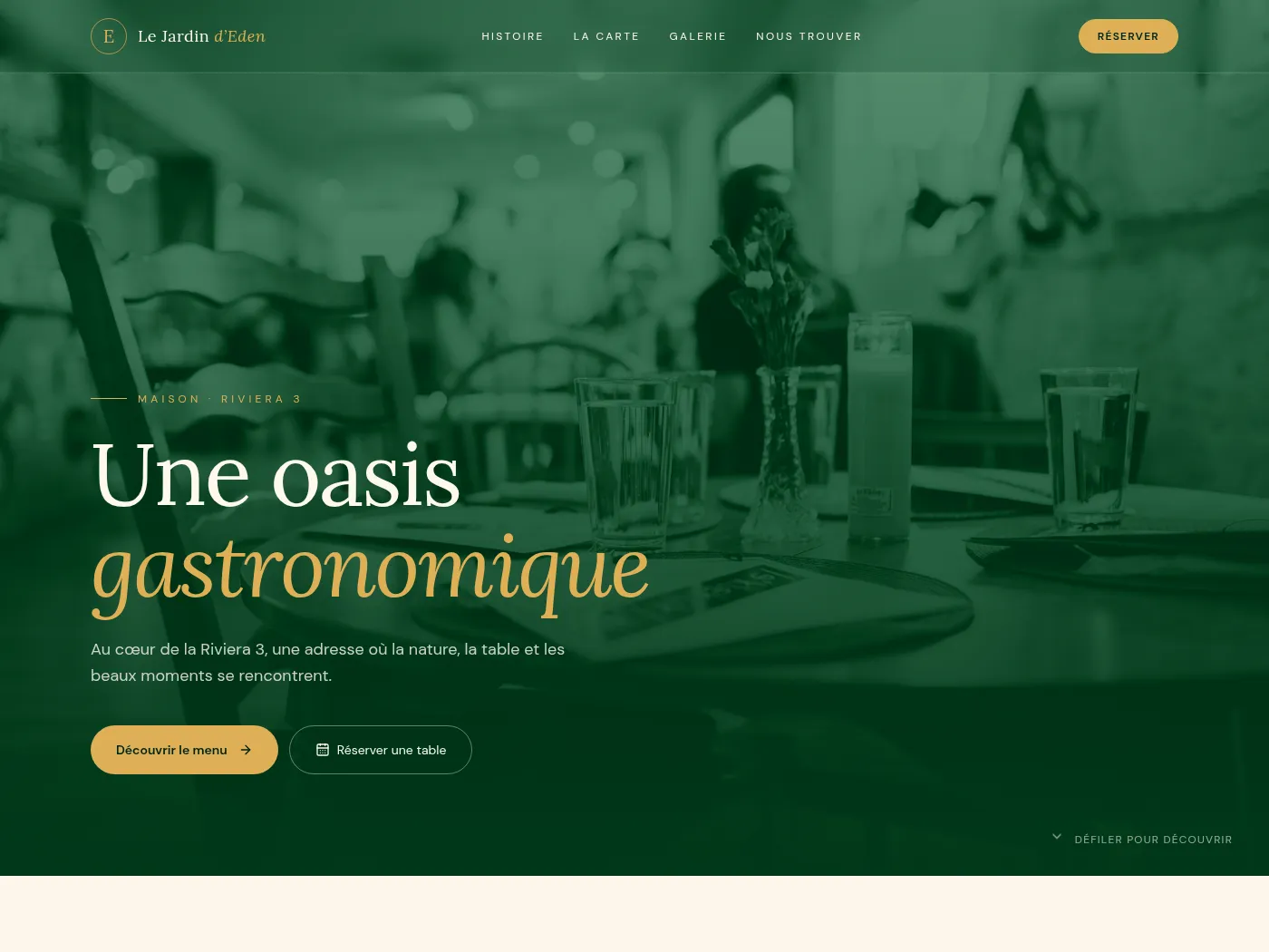 Le Jardin d'Eden Luxe Web