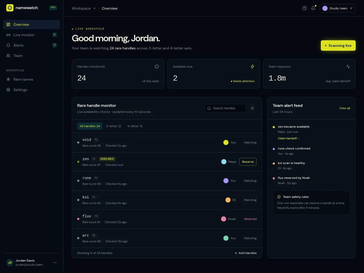 Discord Name Sniper