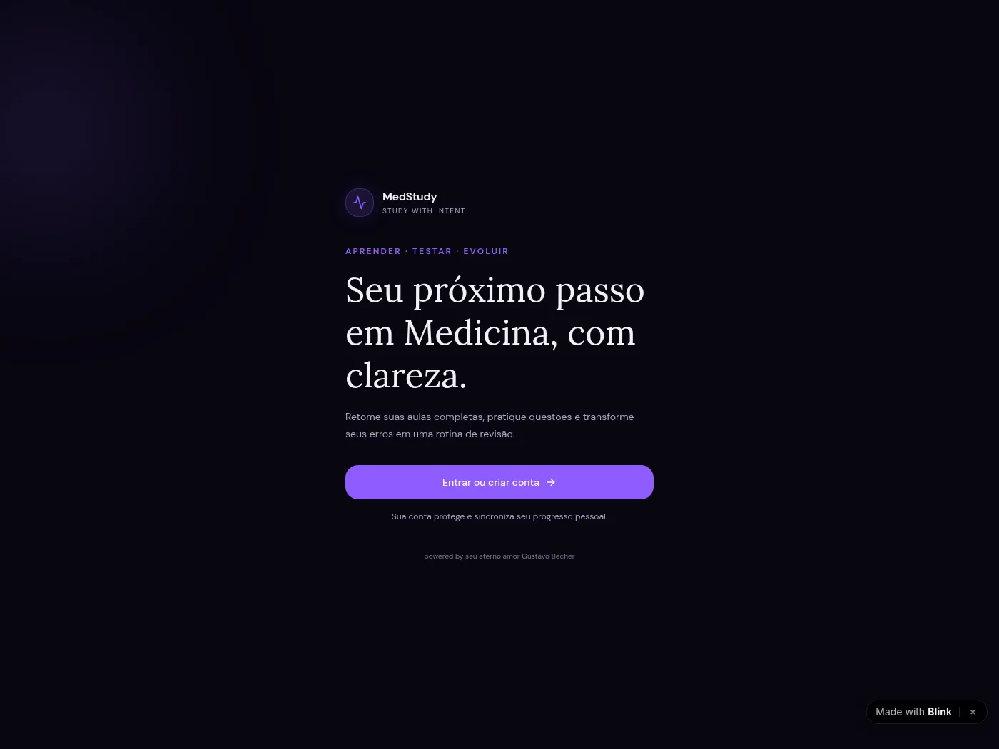 MedStudy Full-Stack App