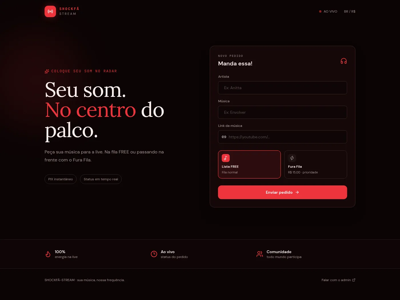ShockFã-Stream Platform