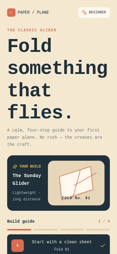 Paper Plane Builder