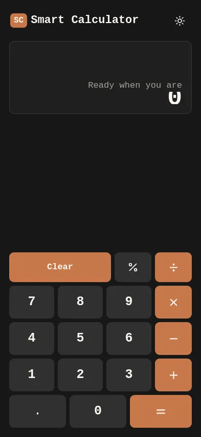 Smart Calculator App