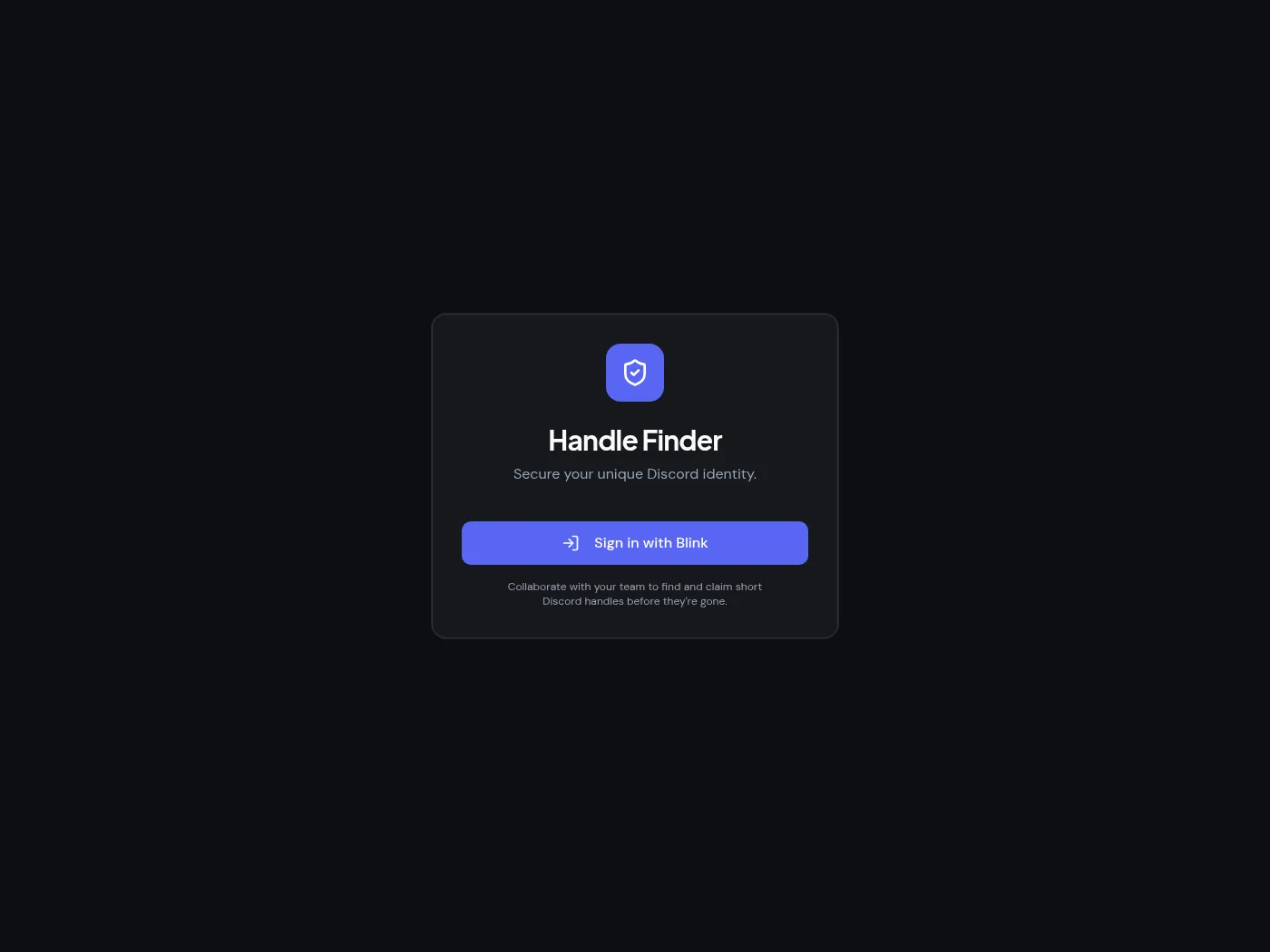 Discord Handle Finder