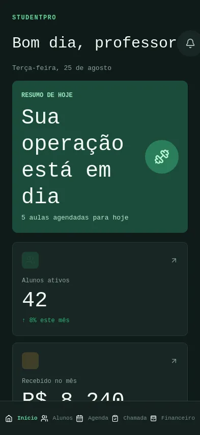 StudentPro Mobile Manager