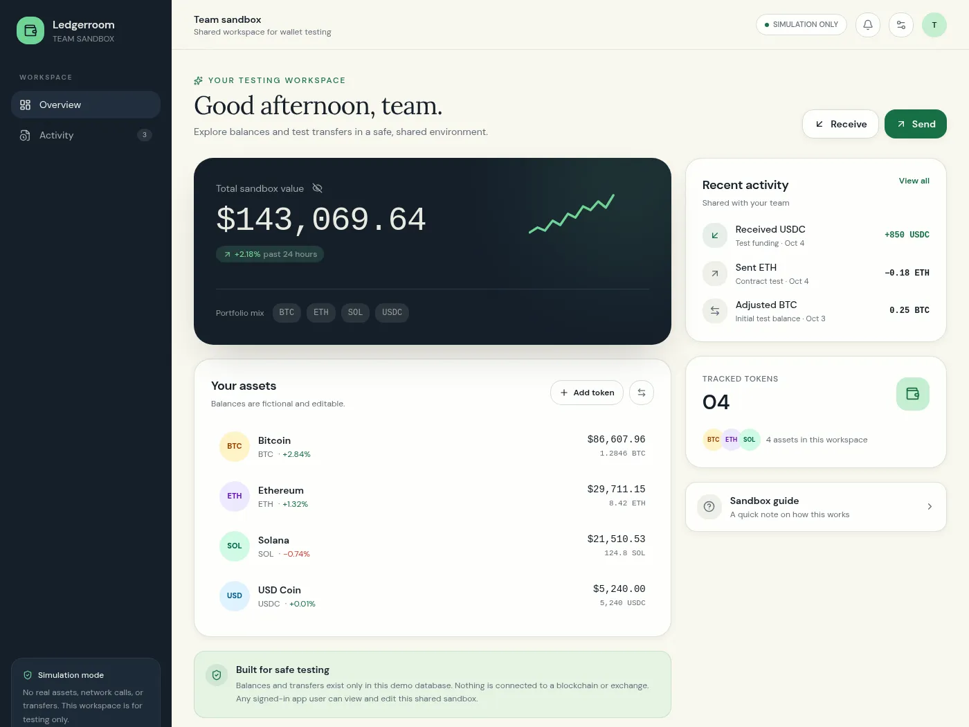 Crypto Wallet Simulator