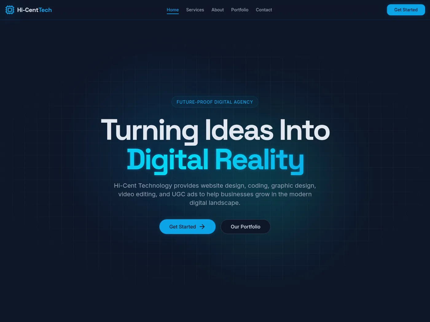 Hi-Cent Tech Website