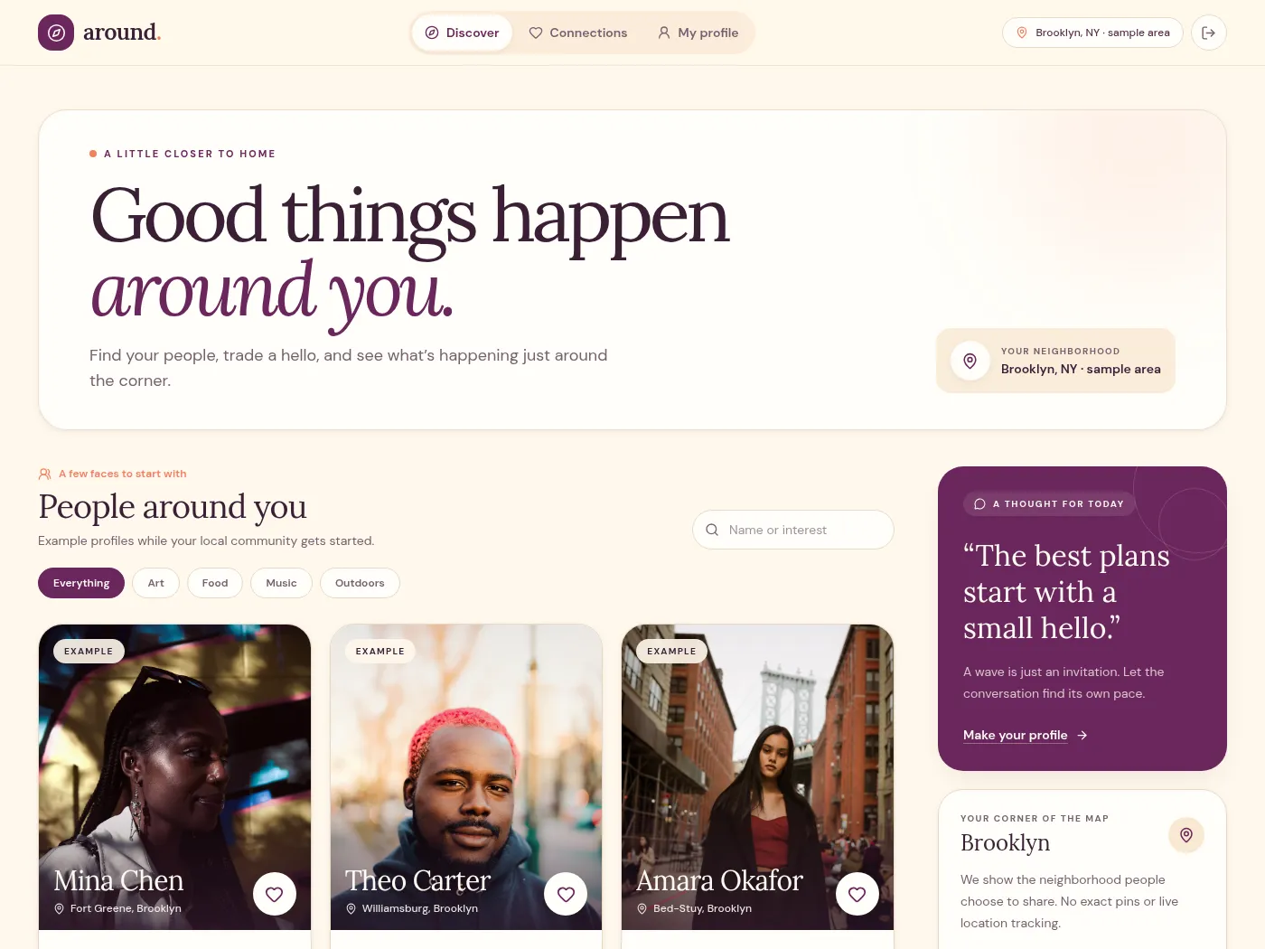 Nearby Social Connect