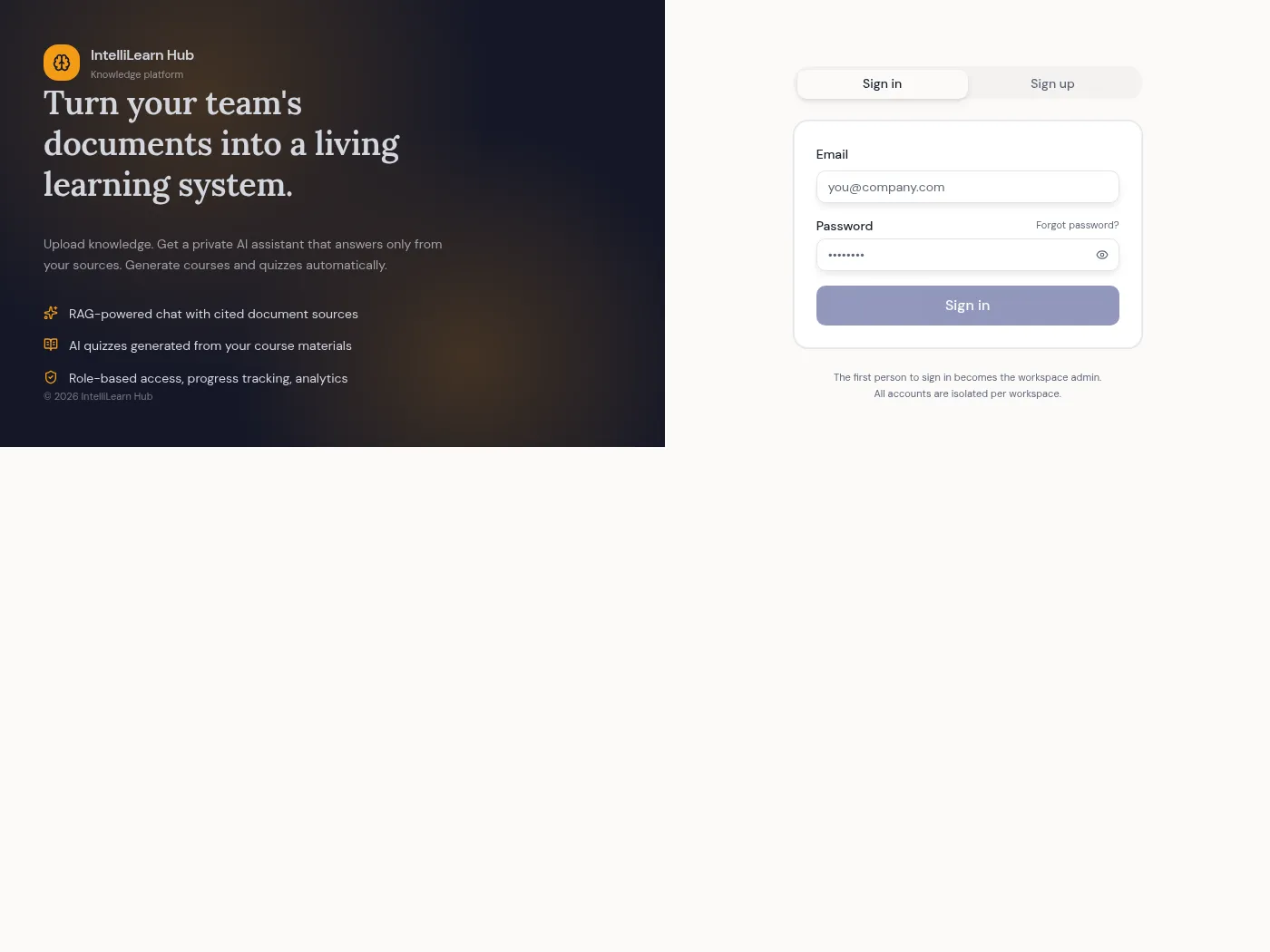 IntelliLearn Hub