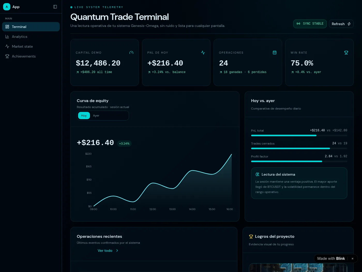 Quantum Trade Terminal