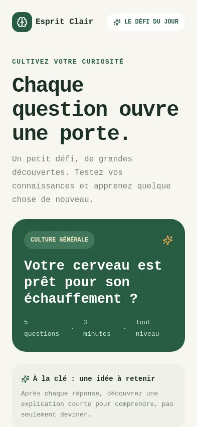 CréerApp Mobile