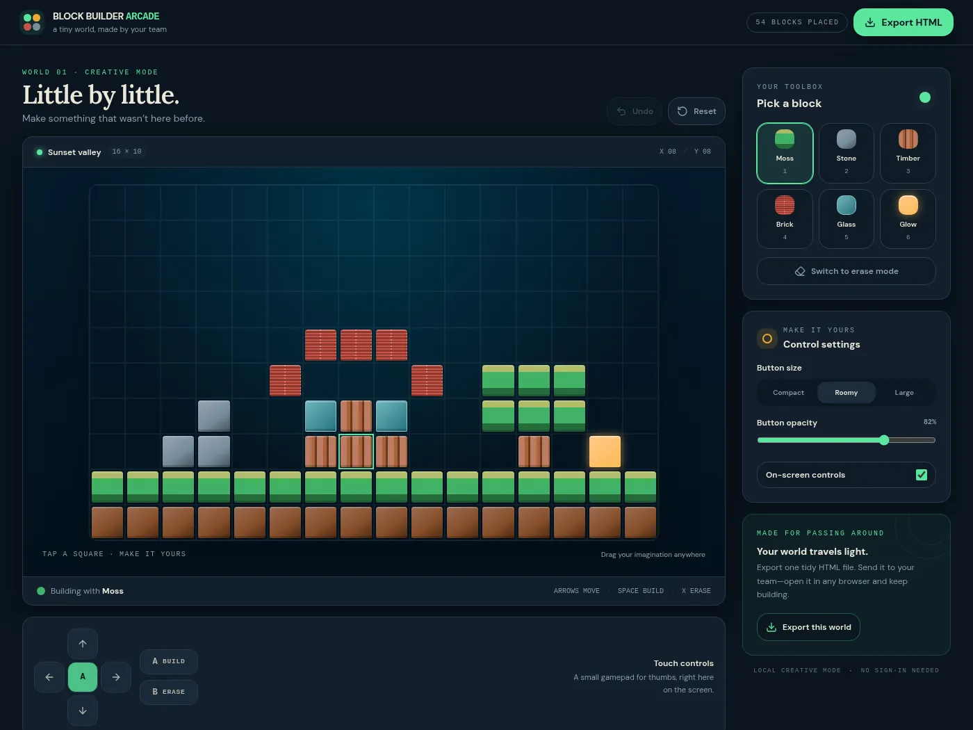 Block Builder Arcade