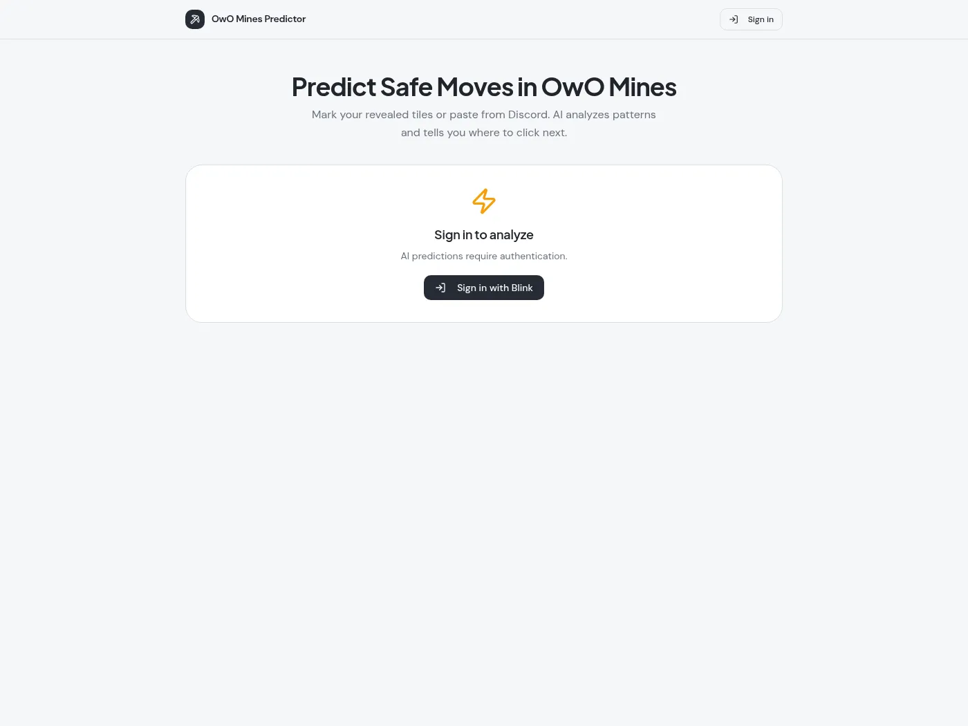 OwO Mines Predictor