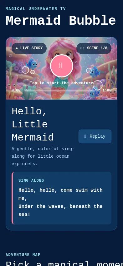 Mermaid Bubble Dance