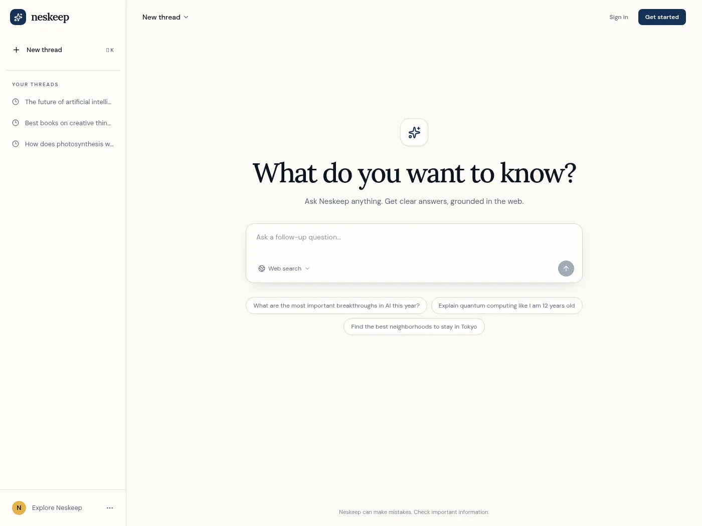 Neskeep AI Assistant