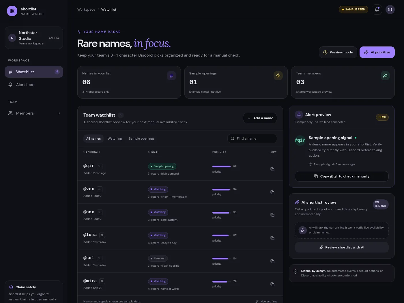Discord Sniper Alert