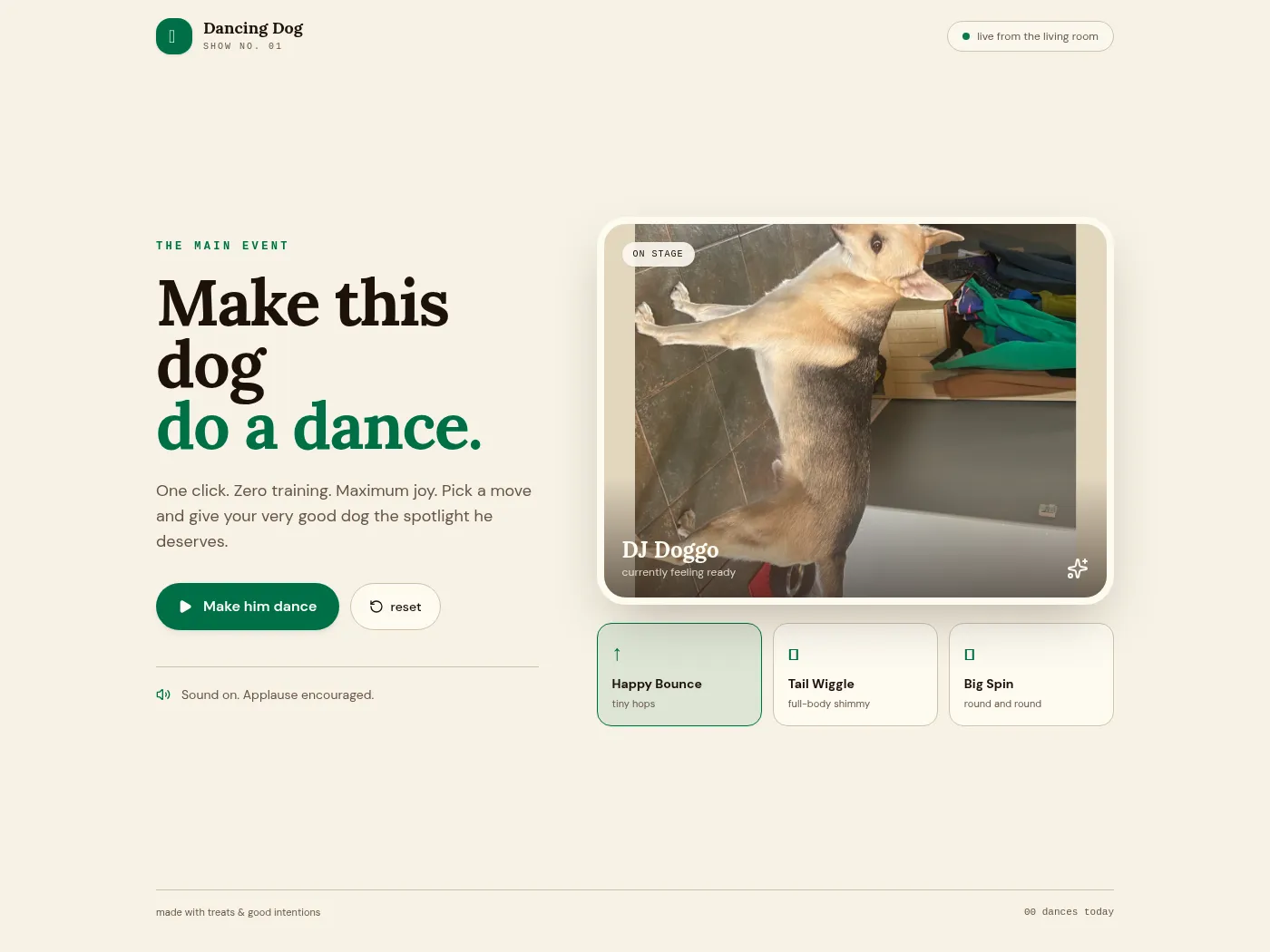 Dancing Dog Show