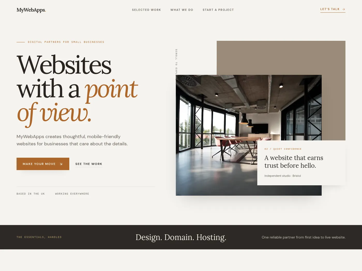MyWebApps Business Site