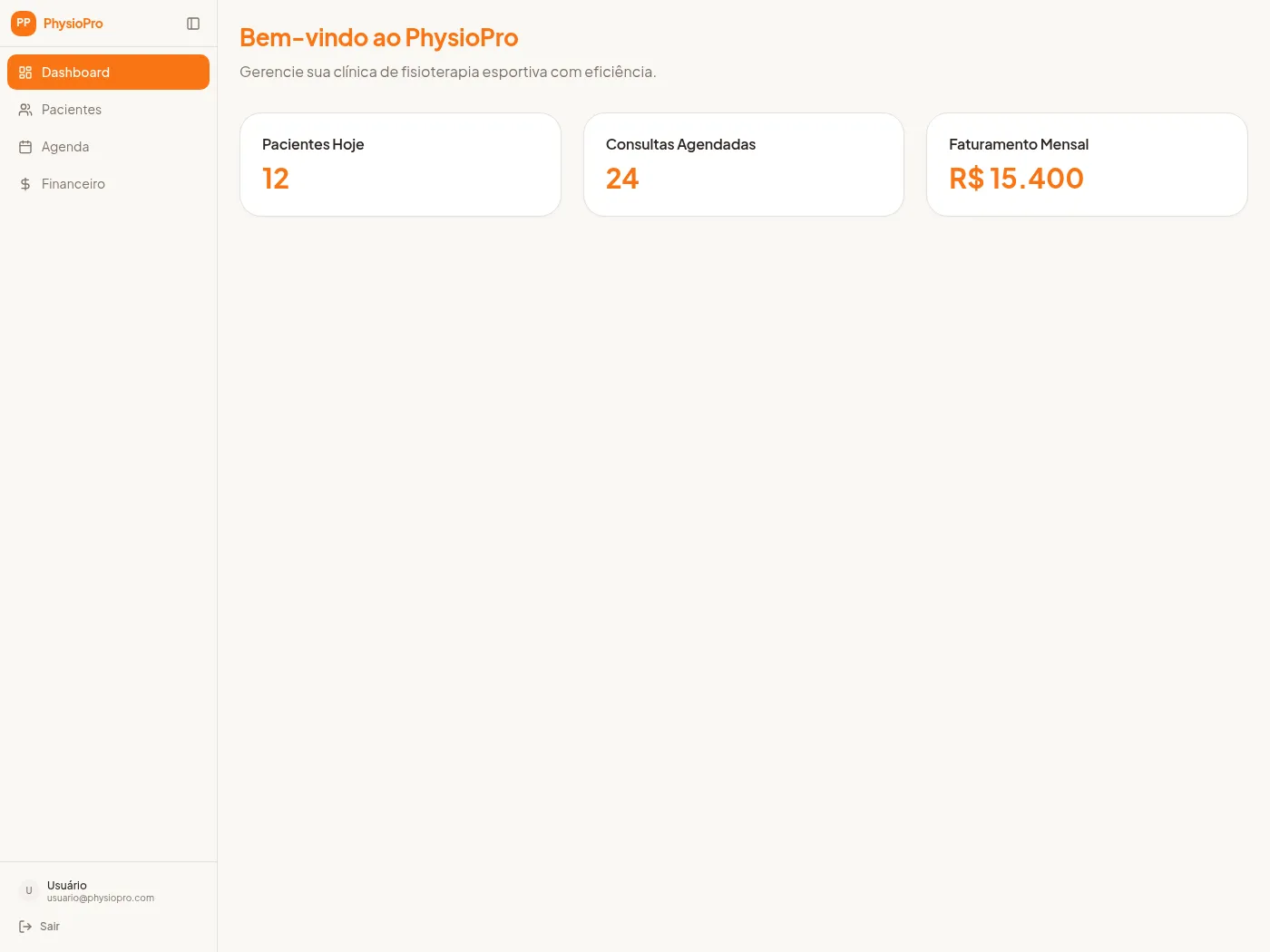 PhysioPro SaaS Platform