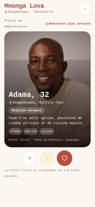 Mnonga Lova Dating App