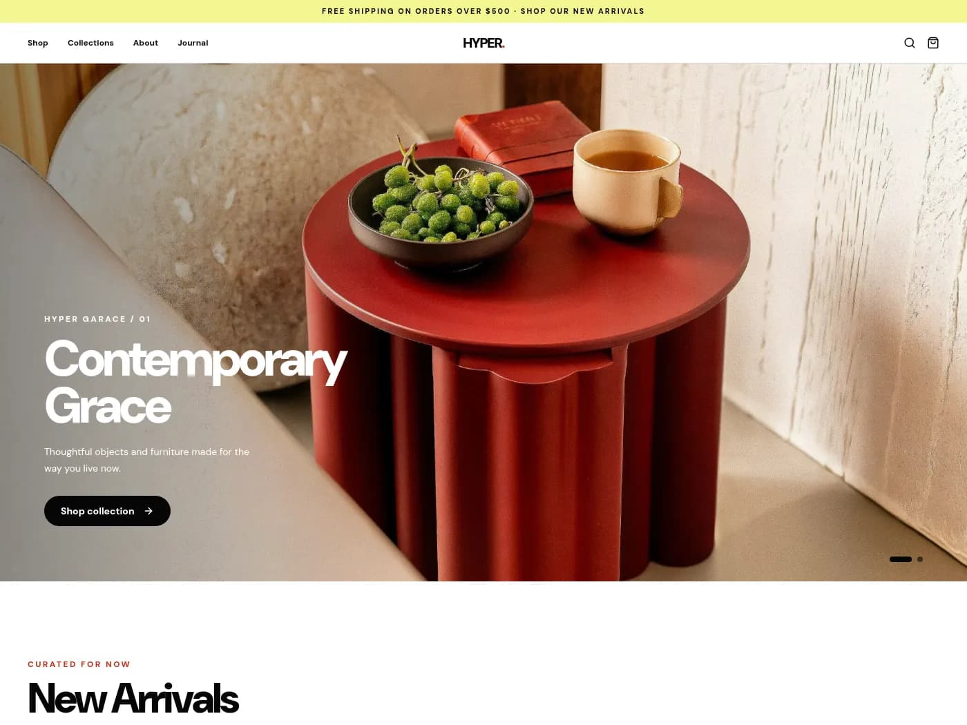 Hyper Theme Website Clone
