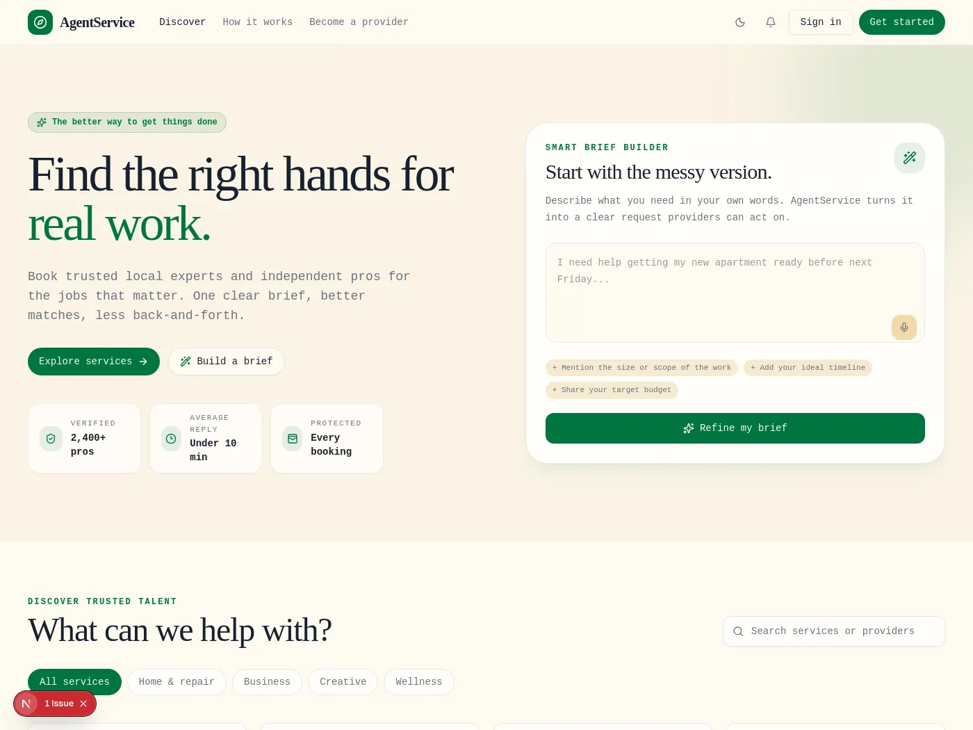 AgentService Marketplace Pro
