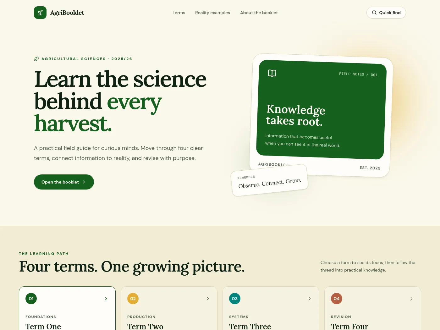 AgriBooklet
