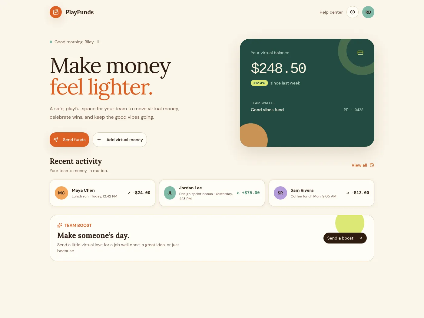 PlayFunds Wallet
