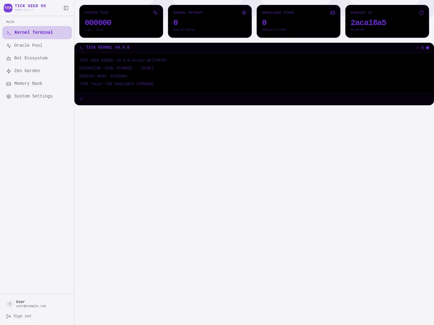 Tick Seed RPG OS