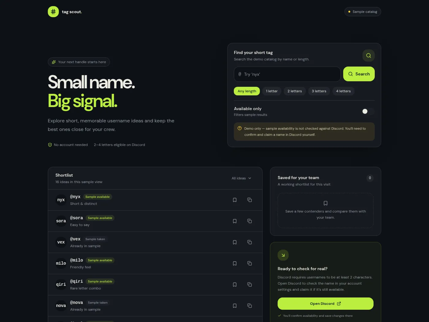 Discord Tag Finder