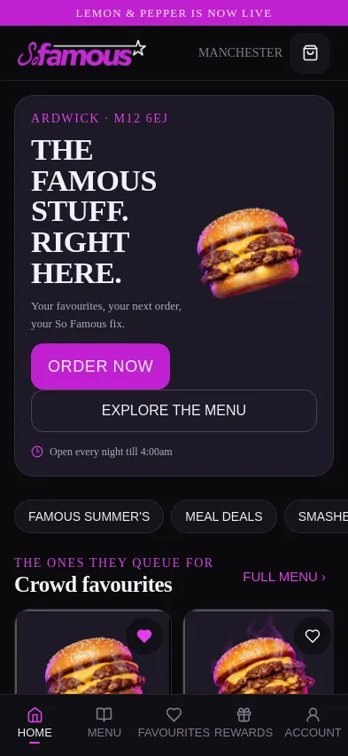 So Famous Mobile Demo