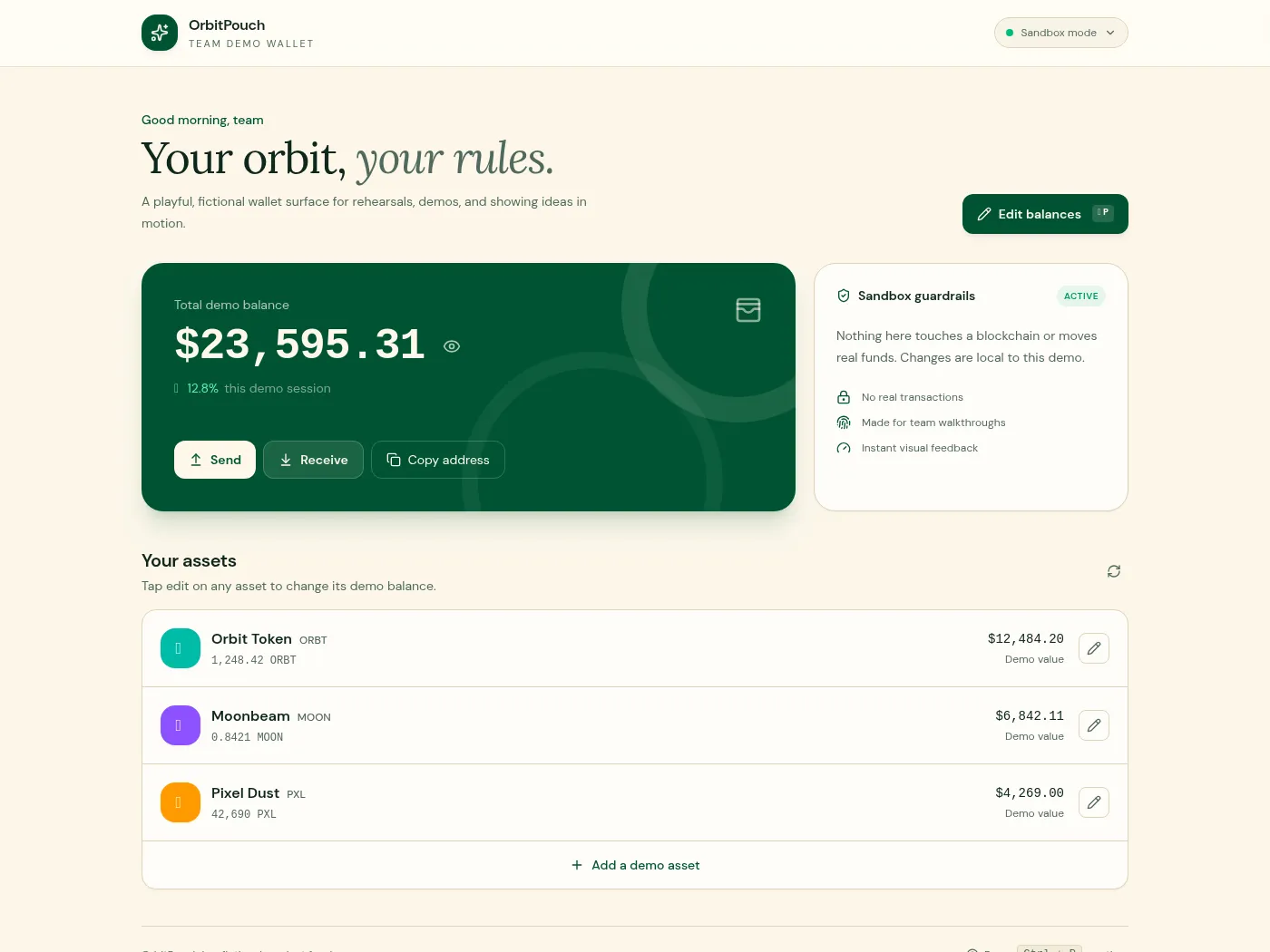 Exodus Wallet Simulator