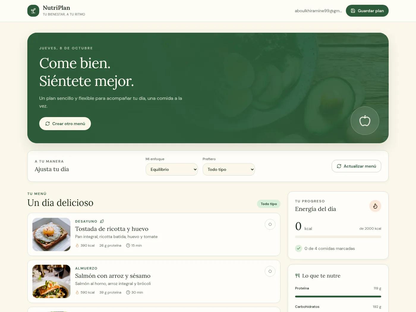 NutriPlan App