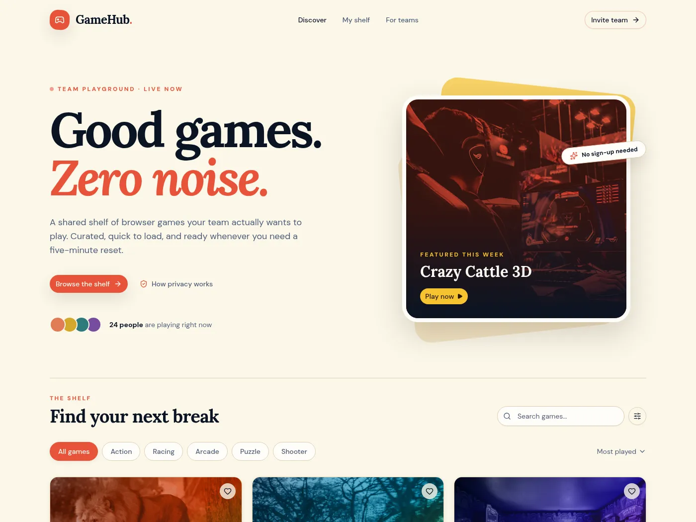 GameHub Playground