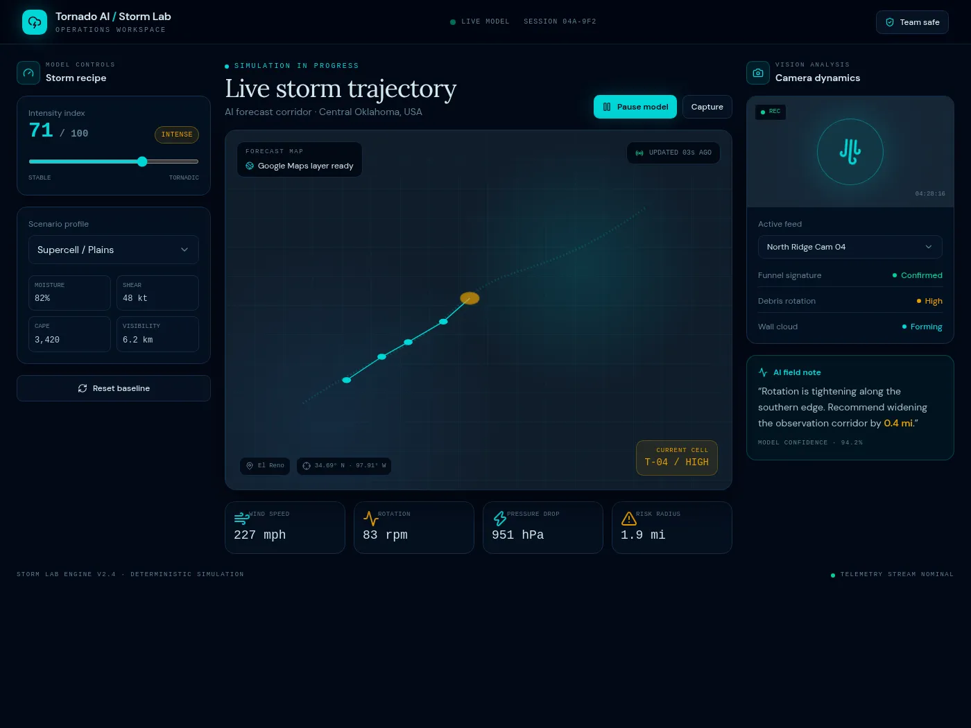 Tornado AI Storm Lab