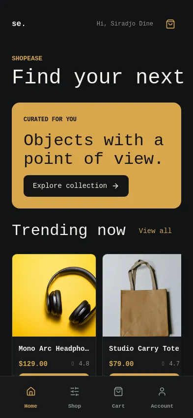 ShopEase Mobile