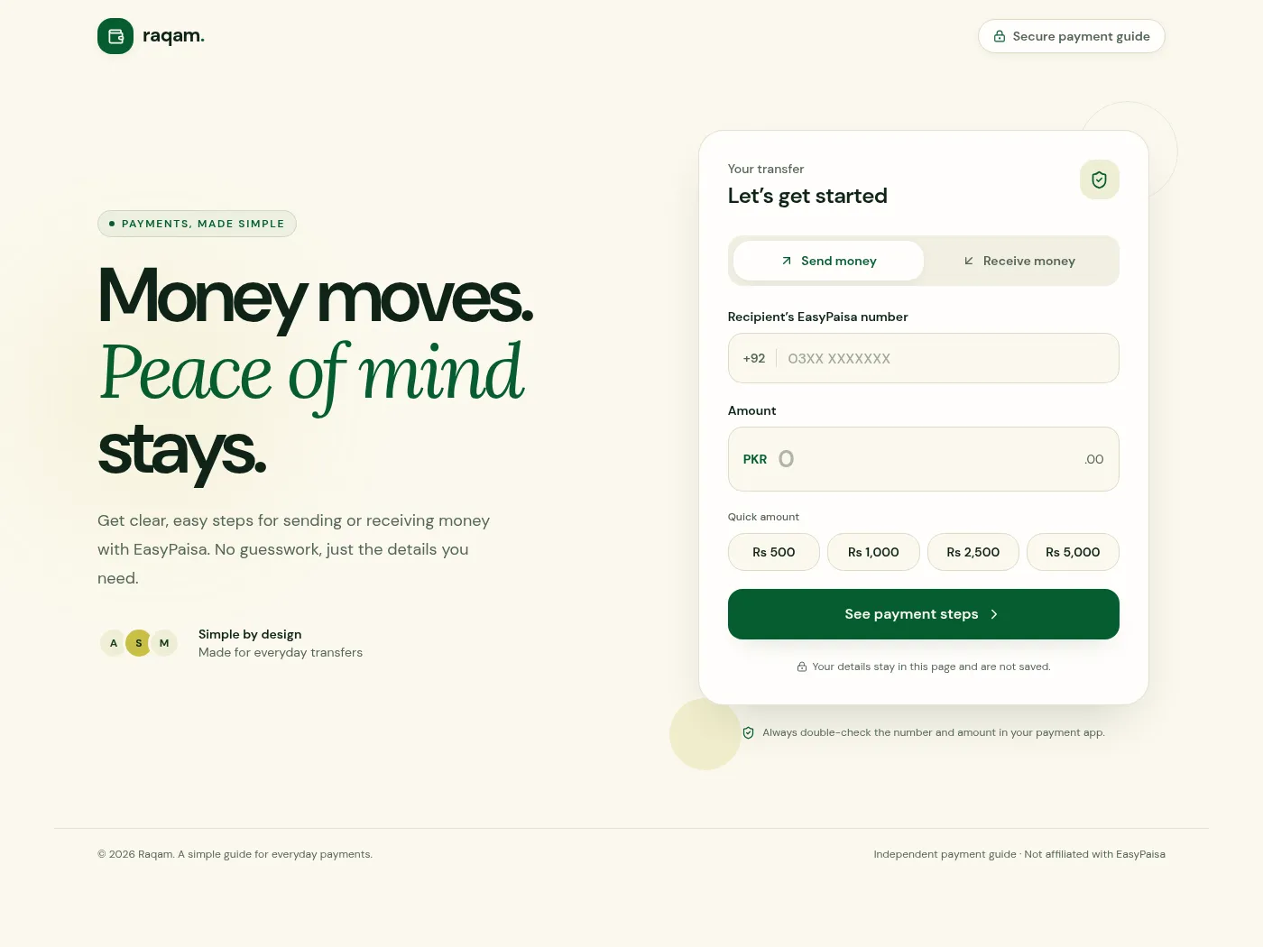 EasyPaisa Pay Page