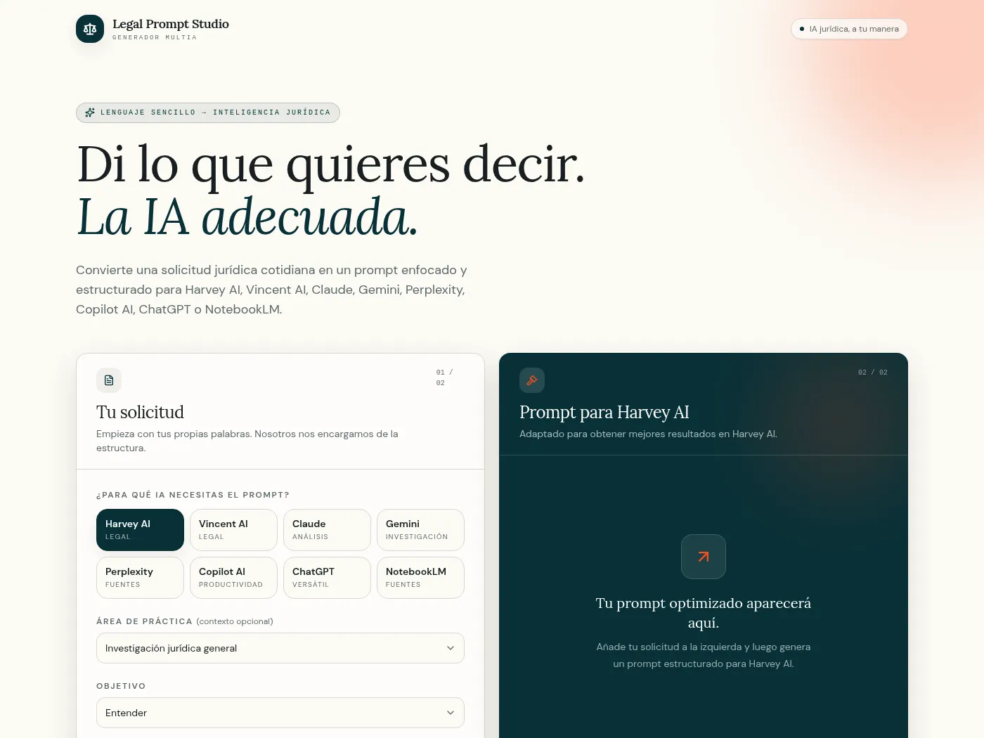 Legal Prompt Studio