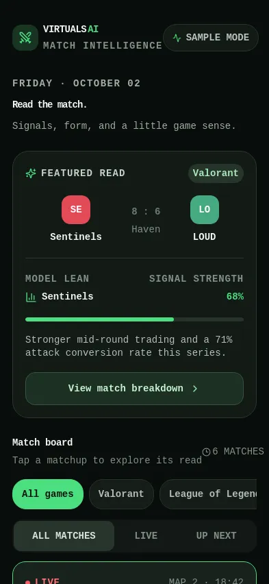 VirtualsAI Predictor