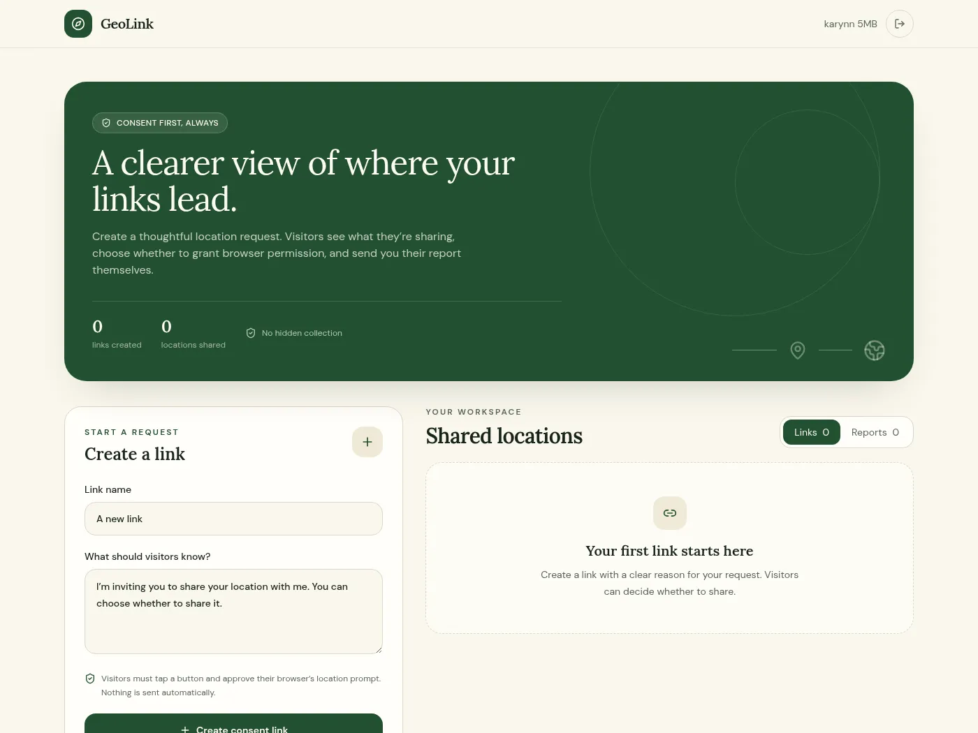 GeoLink Tracker